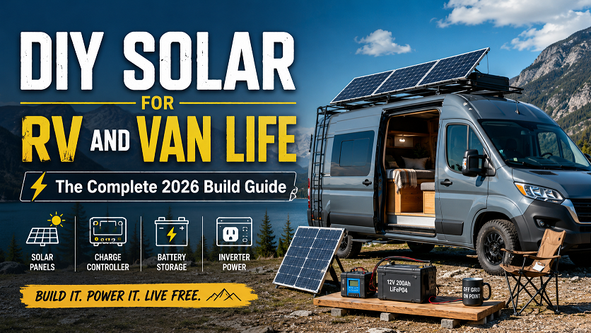 DIY Solar for RV and Van Life: Complete 2026 Build Guide | Shalkot